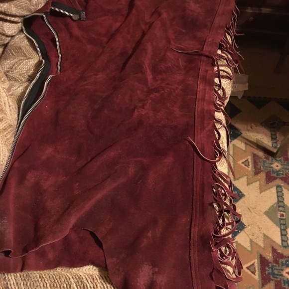 Other | Custom Burgundy Chaps | Poshmark